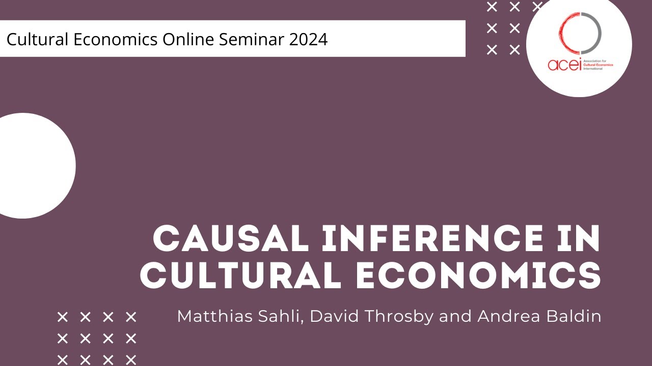 Causal inference in Cultural Economics - COES - YouTube