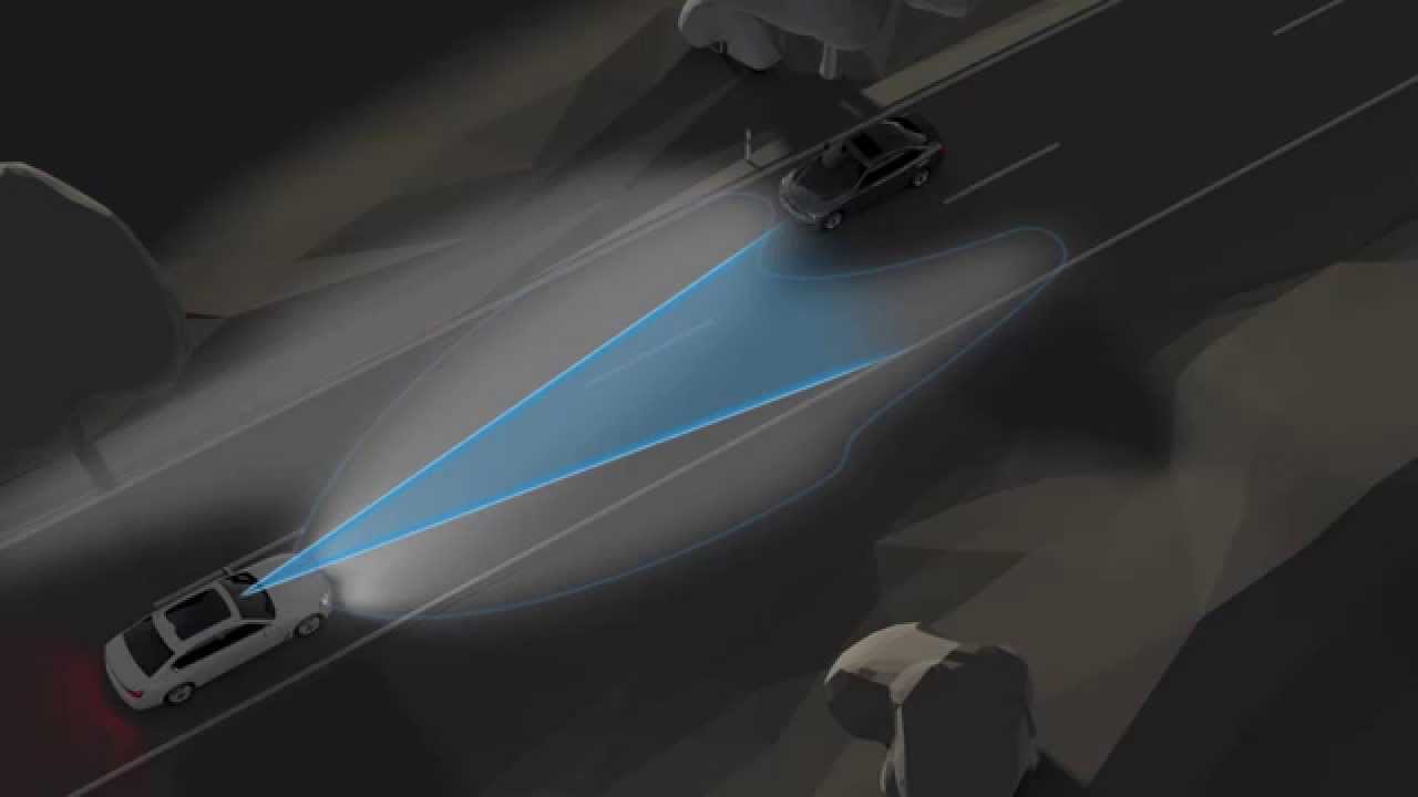 High Beam Assistant (автоматический дальний свет) на BMW 7 Серии G11 ...