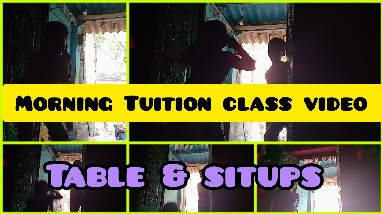 Table and situps|| Daily tuition video|| home tuition class video ...