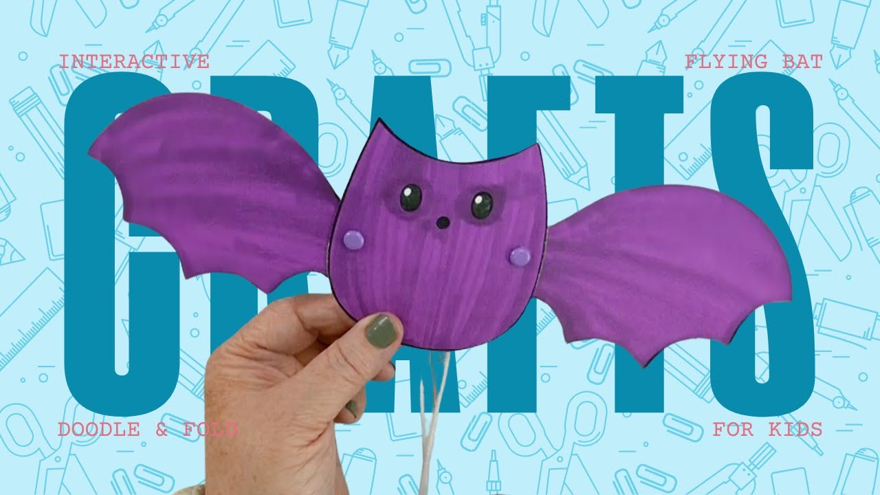 Fun Interactive Flying Bat Craft for Kids - YouTube