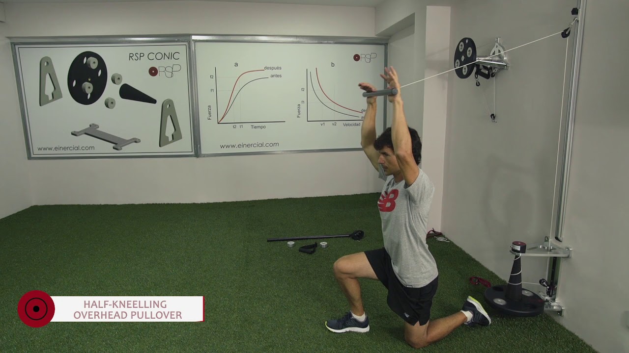 RSP CONIC - 196 HALF-KNEELLING OVERHEAD PULLOVER - YouTube