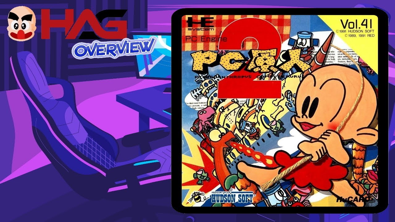 PC Genjin 2 - overview [PCE] [HuCard] - YouTube