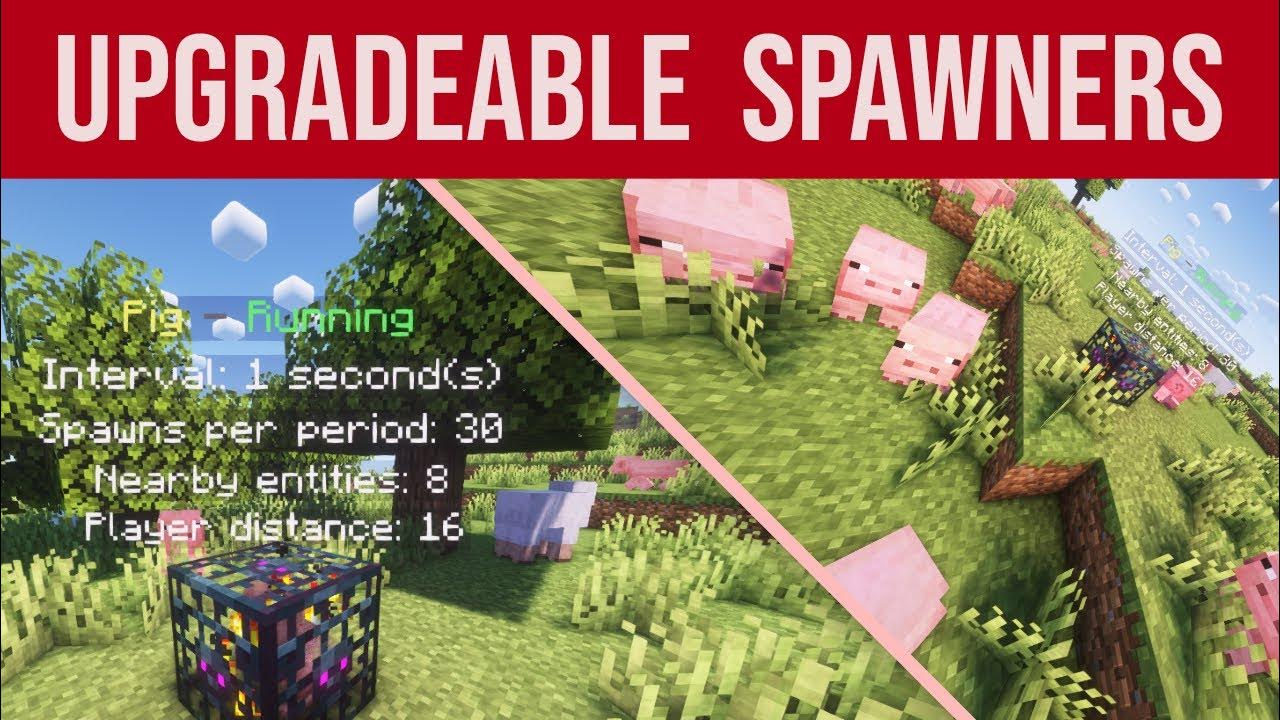 Upgradeable Spawners - Minecraft Spawner Levels Plugin - YouTube