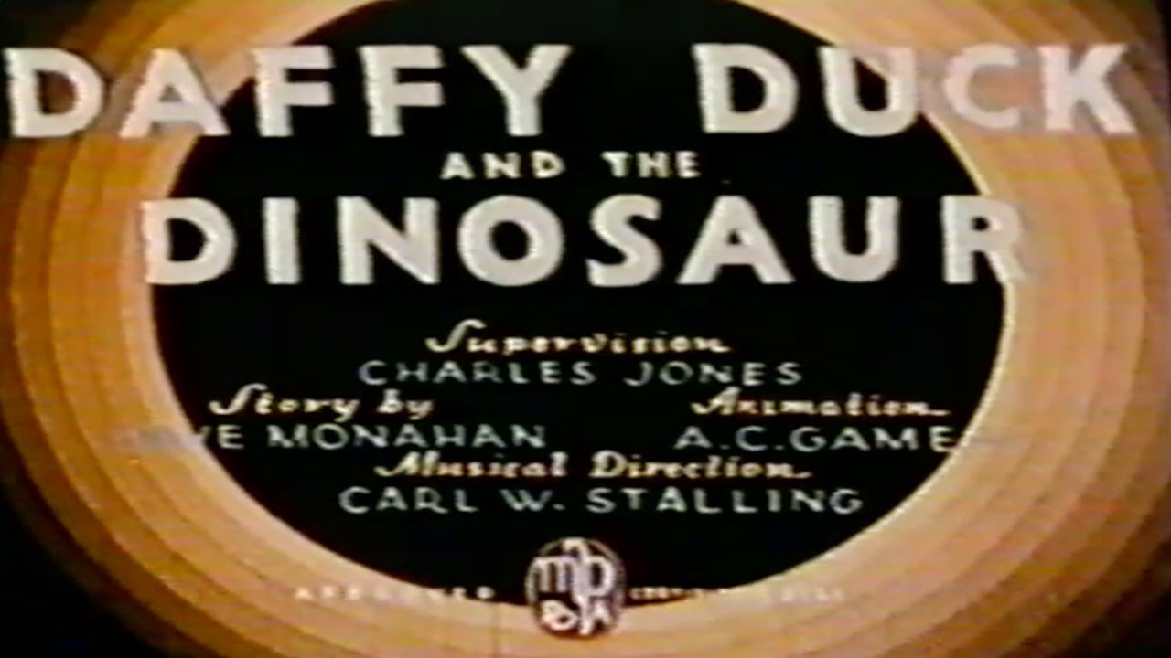 DAFFY DUCK AND THE DINOSAUR (1939/1989) — SILVER STAR VIDEO [VHS Rip ...