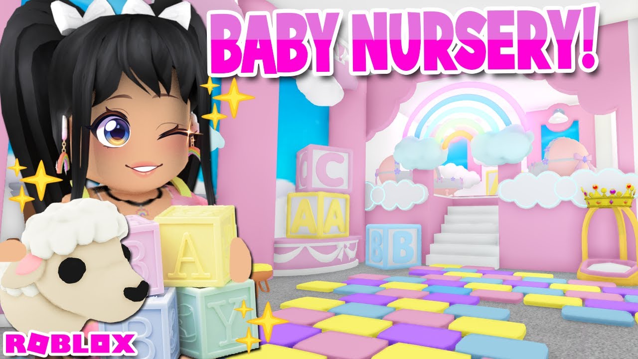I Built a👶🍼BABY RAINBOW NURSERY👶🍼 in ADOPT ME (roblox) - YouTube
