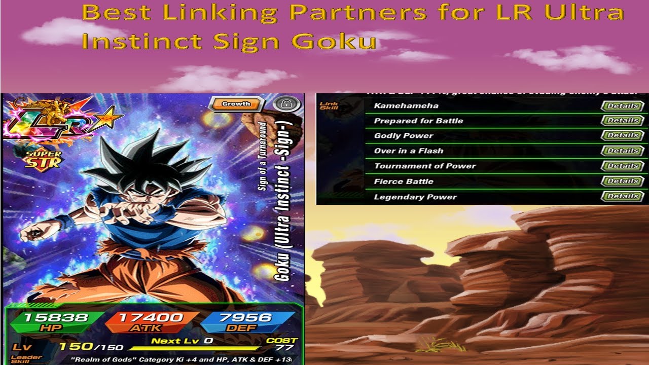 LINKING PARTNERS FOR LR UI SIGN GOKU - DOKKAN BATTLE GLOBAL - YouTube
