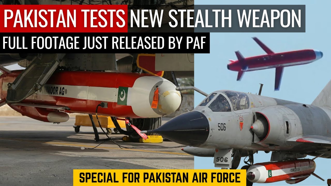 Pakistan Tests New Stealth Weapon | Full Footage Released by PAF ...