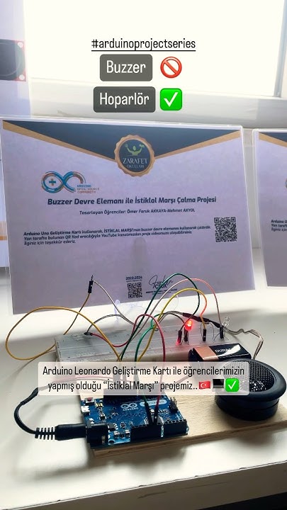 Arduino Leonardo Ile İstİklal MarŞi Projemiz Robotikkodlama Arduinoproject Arduino Youtube