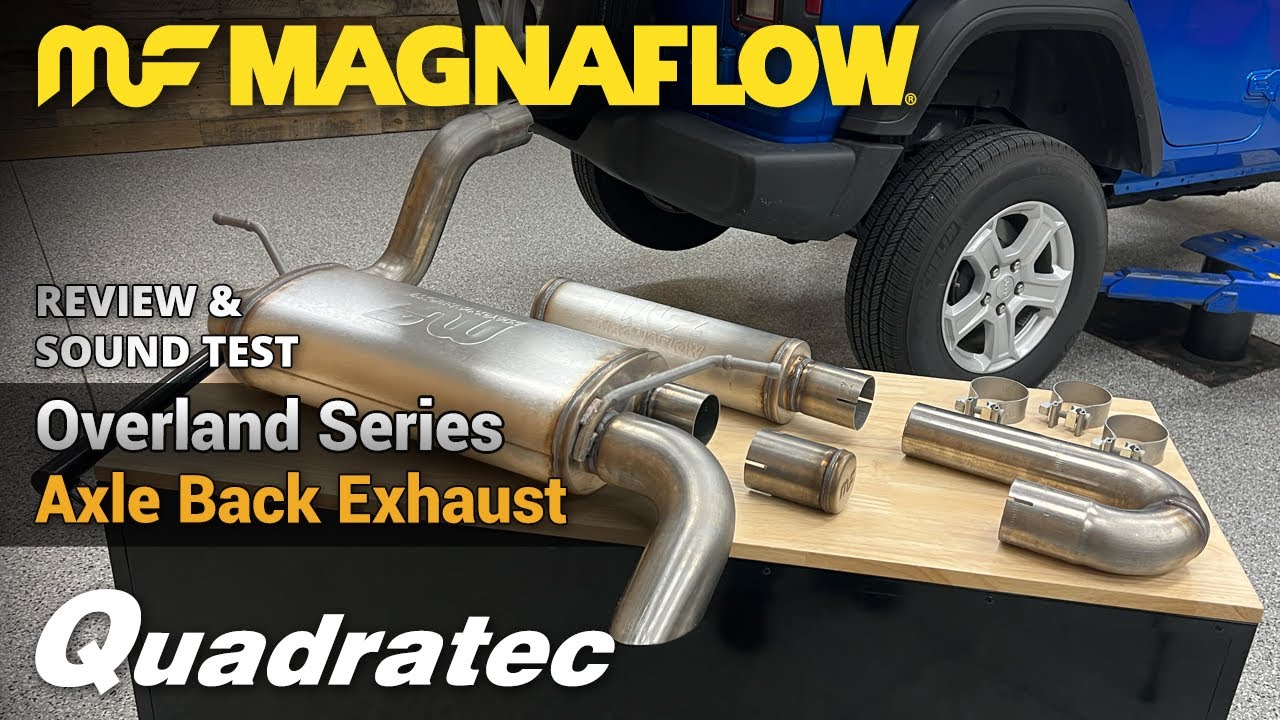 Magnaflow Overland Series Axle Back Exhaust Sound Test for Jeep ...
