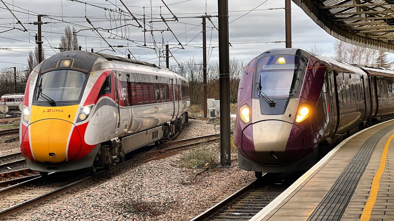 Brand New EMR Class 810 ‘Aurora’ at York - 10/12/2024 - YouTube