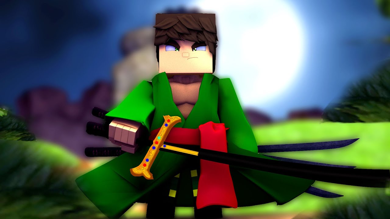 Minecraft: CONSEGUI A ESPADA DO MIHAWK *YORU* - ONE PIECE ADDONS #5 ...