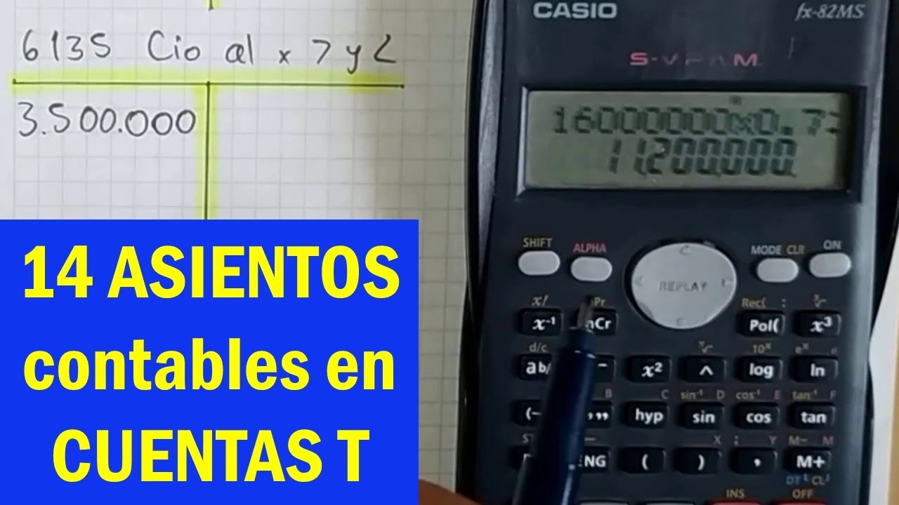 Taller de CUENTAS T resuelto → (Explicación DETALLADA) - YouTube