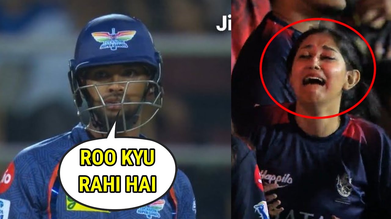 RCB Fan Girl Sad Reaction After Nicolas Pooran Hits Back Back Sixes in ...