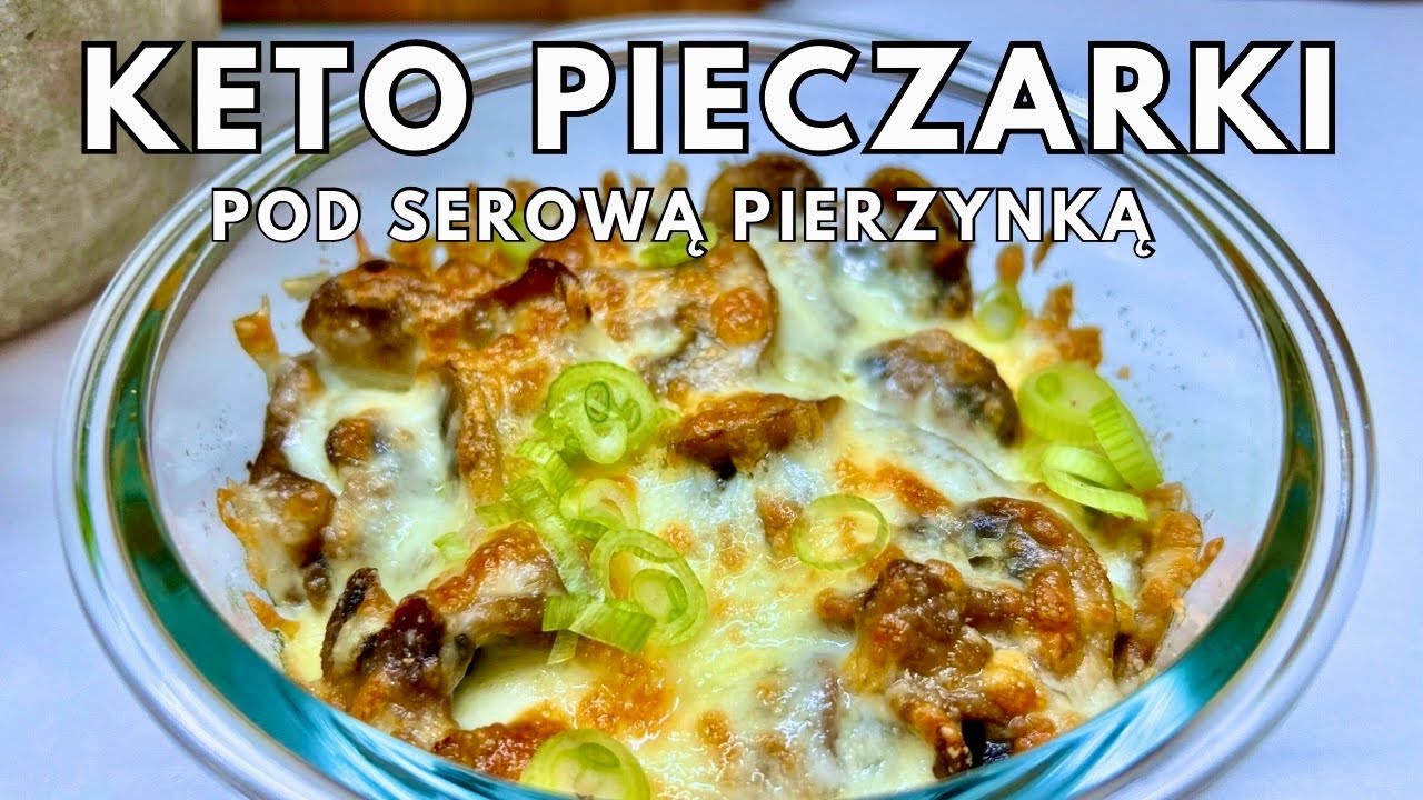 KETO pieczarki pod serową pierzynką | Przygotuj pyszne danie bez mięsa ...