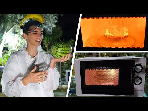 MİKRODALGA Fırına KARPUZ Attım! #ÇılgınDeney