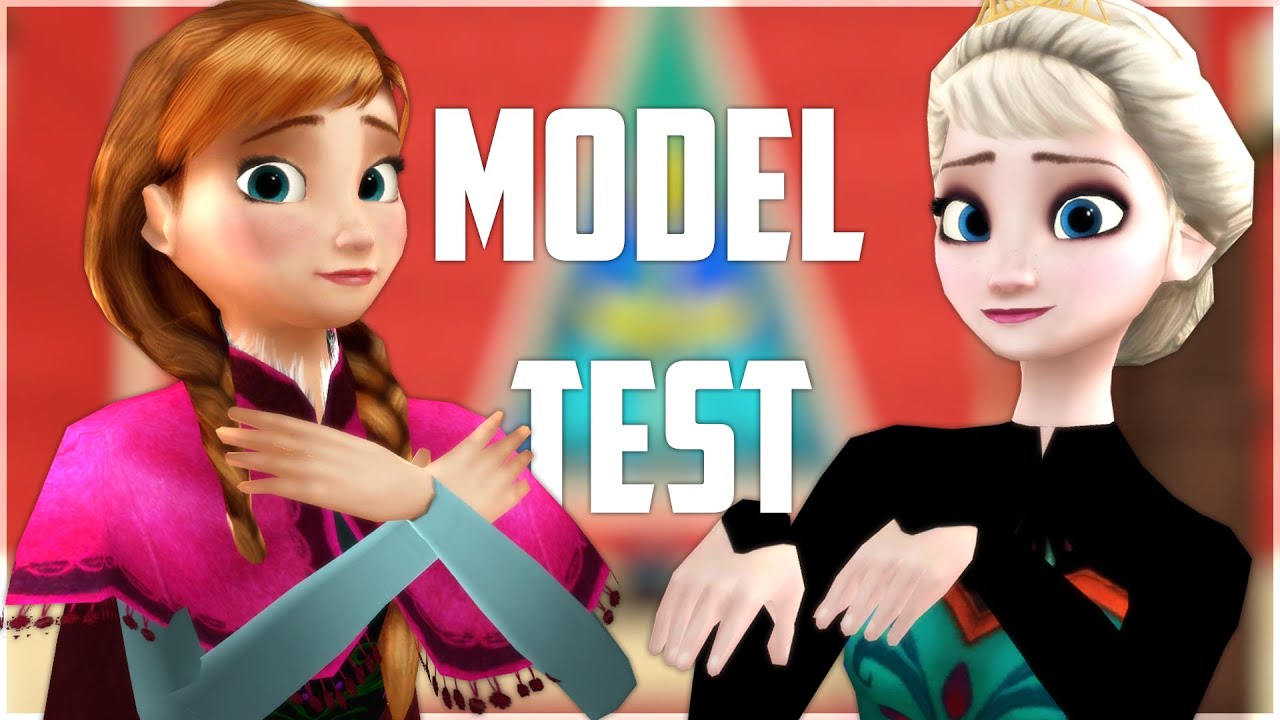 MMD FROZEN - MODELS TEST - YouTube