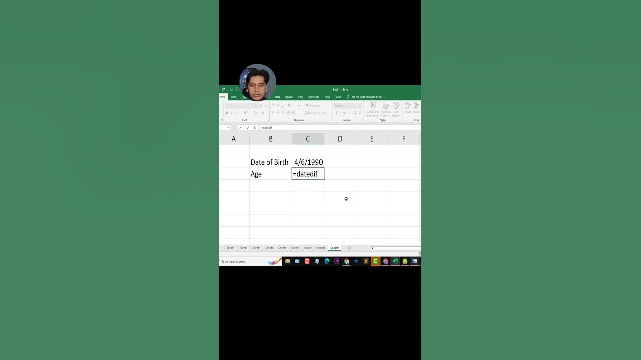 How To Find Date Of Birth In Excel shorts youtubeshorts ytshorts YouTube how-to-find-date-of-birth-in-excel-shorts-youtubeshorts-ytshorts-youtube