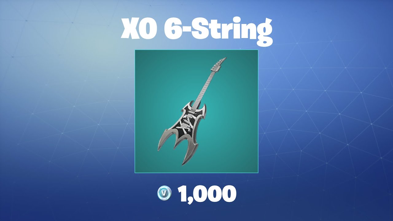 XO 6-String | Fortnite Guitar - YouTube