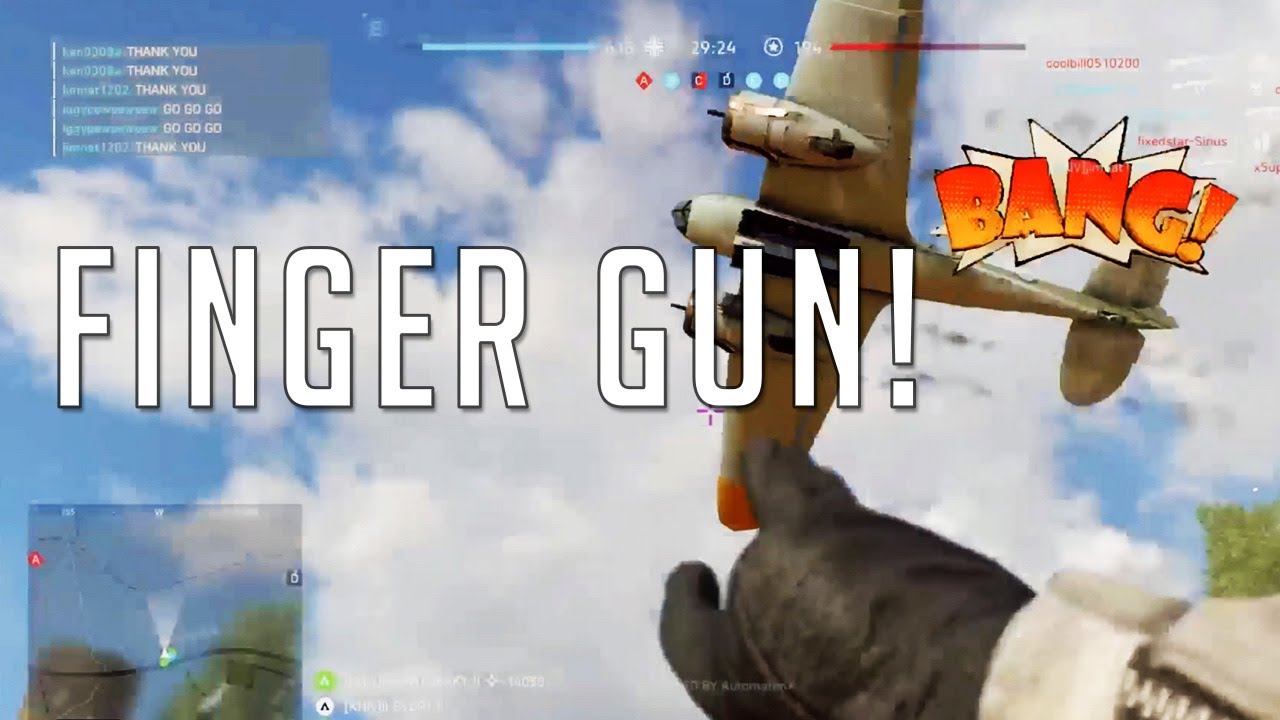 BATTLEFIELD V - FINGER GUN IN ACTION!! (Easter Egg Weapon) - YouTube