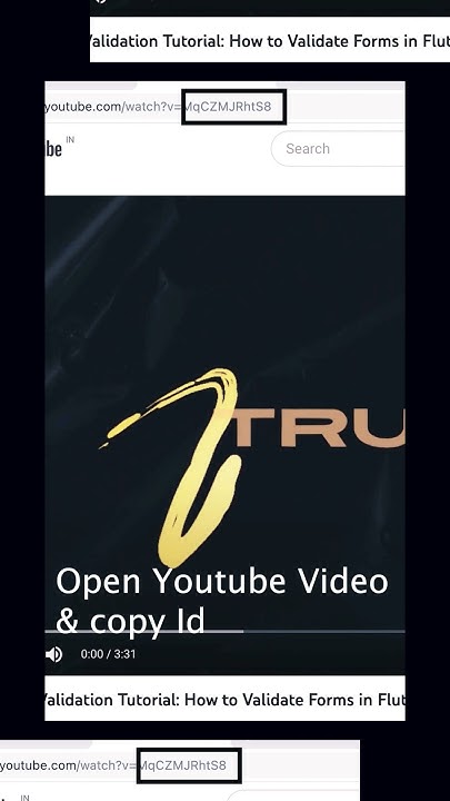 Flutter Youtube Player Embed Youtube Video Flutter Programming Youtube