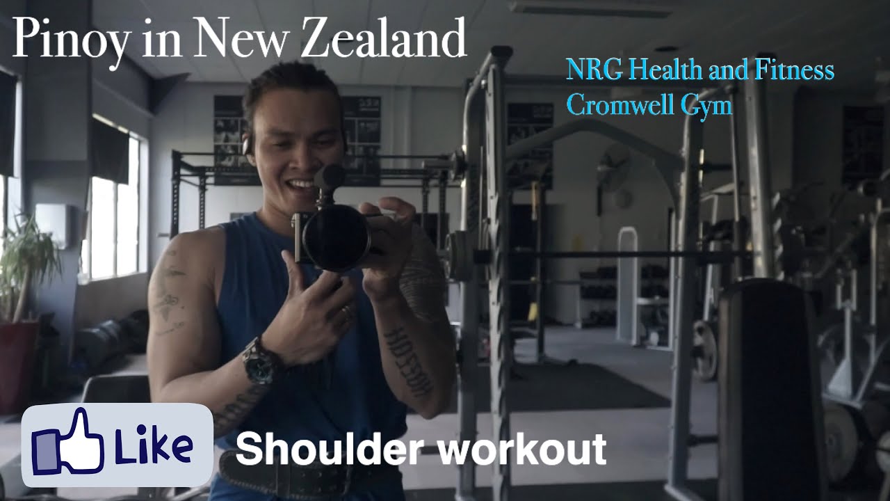Pinoy work out in New zealand (my shoulder routine) - YouTube