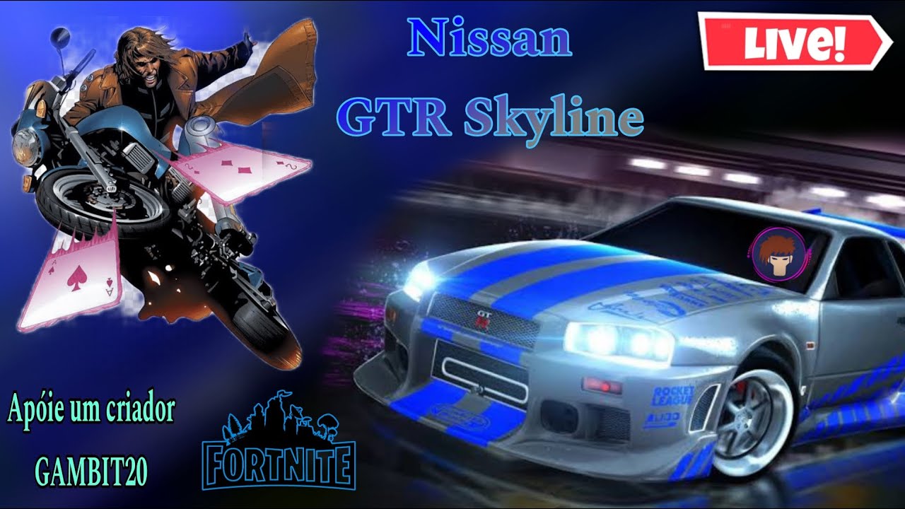 Ao VIVO Fortnite\ Nissan GTR Skyline e My Hero Academia na loja de ...