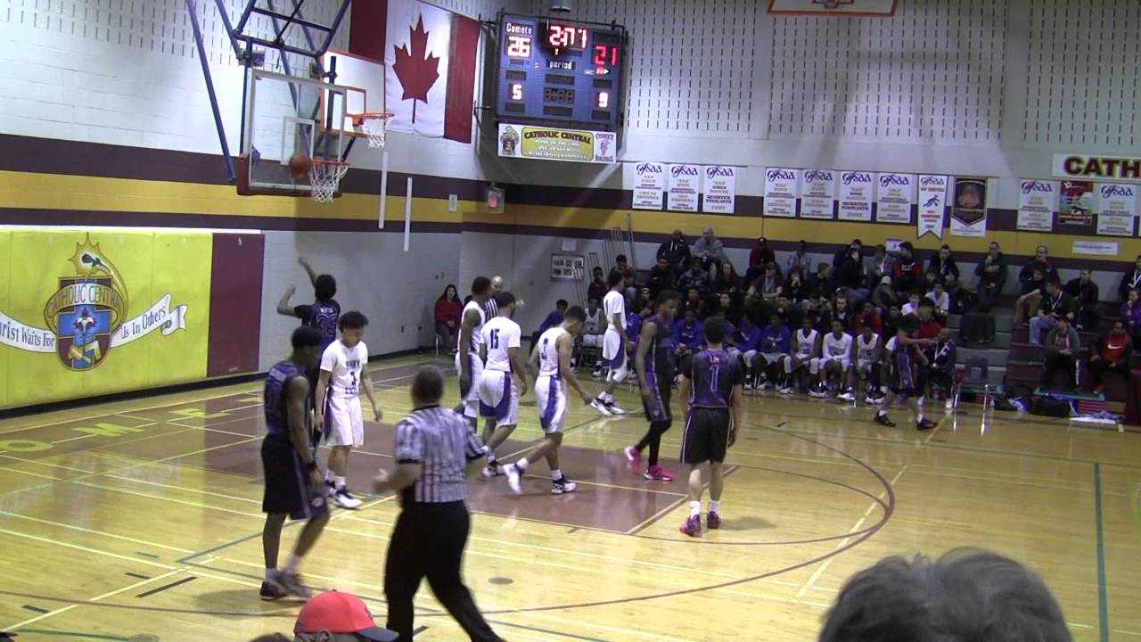 St. joseph secondary's 6'4 wing Gareth Baugh drops a exciting 34pts ...