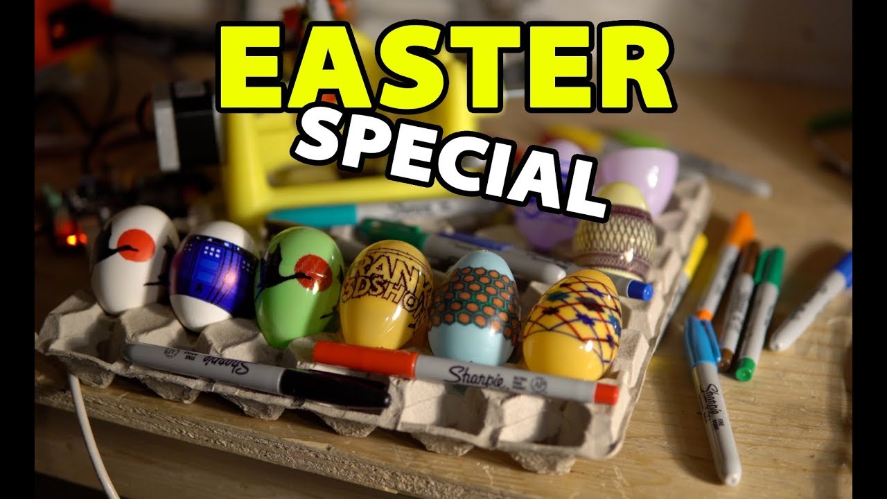 Easter Egg Decorations Robot - YouTube