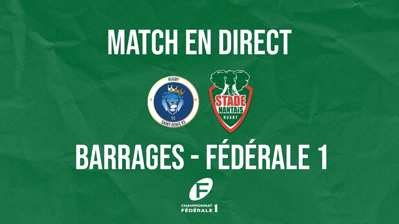 US Saint-Denis 93 - Stade Nantais [Barrages Fédérale 1] - YouTube