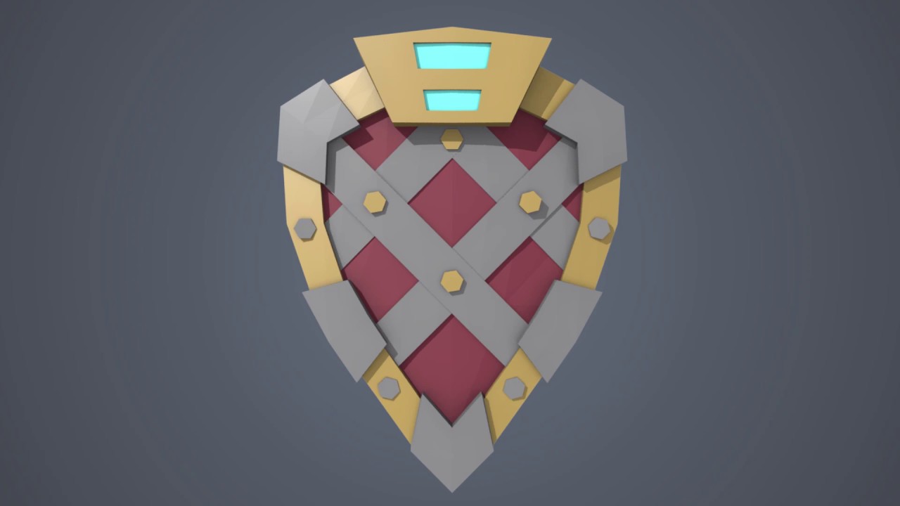 Low Poly | Shield | LVL03 - YouTube