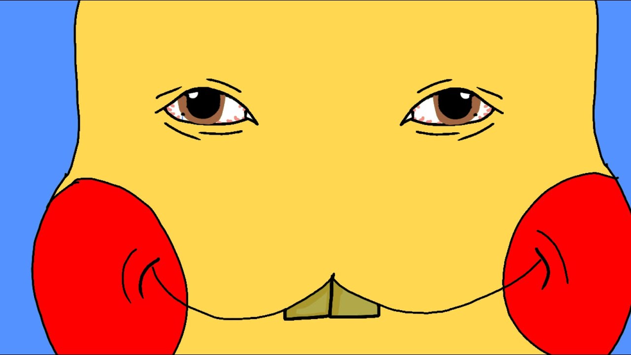 Pickachu doesn’t like frogs… ||Cursed-ish animation||READ THE WARNING ...