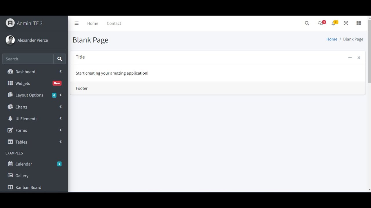 طريقة تقسيم Dashboard Html الي Laravel Blade من الصفر - YouTube