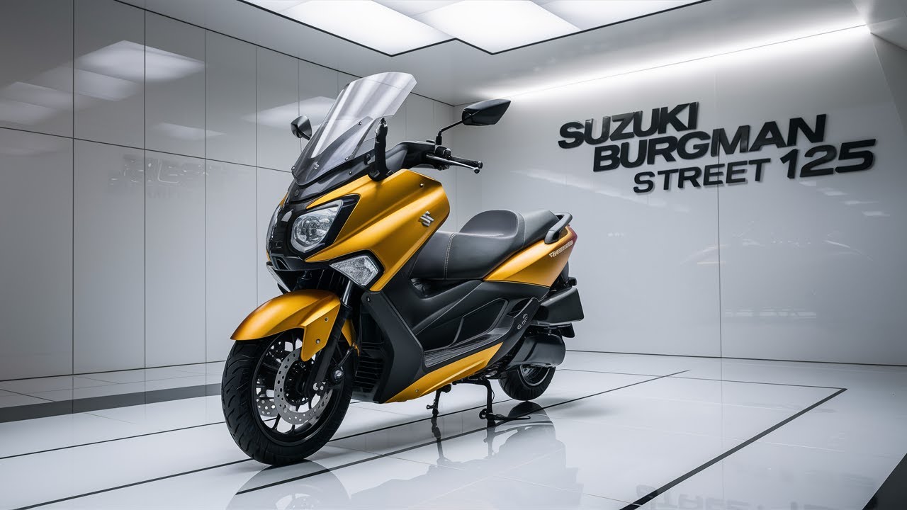 Officially Revealed The All New 2026 Suzuki Burgman Street 125 Will ...