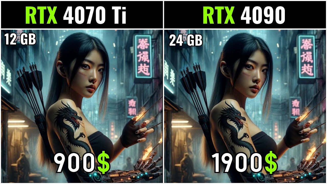 RTX 4070 Ti VS RTX 4090 - 20 GAMES TESTED 1080P 2K 4K - YouTube
