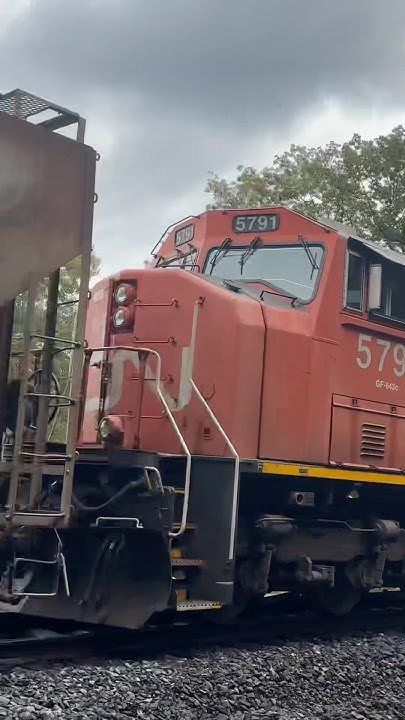 CN SD75I 5791 trails second on CN M314! (10/6/2024) - YouTube