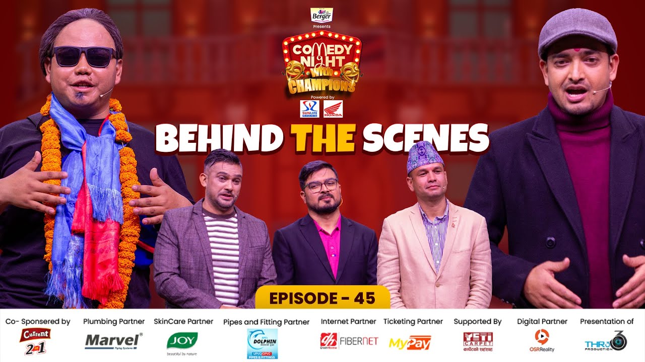 COMEDY NIGHT WITH CHAMPIONS ||BTS || SACHIN TIMALSINA ,PRABAL THAPA ...