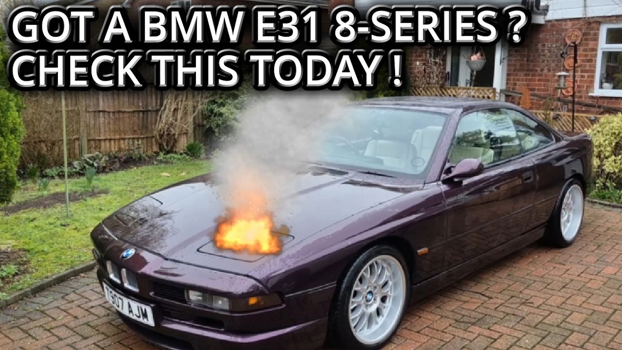 BMW E31 FRONT LIGHTS LOOM FAILURE - FIRE HAZARD!! - YouTube