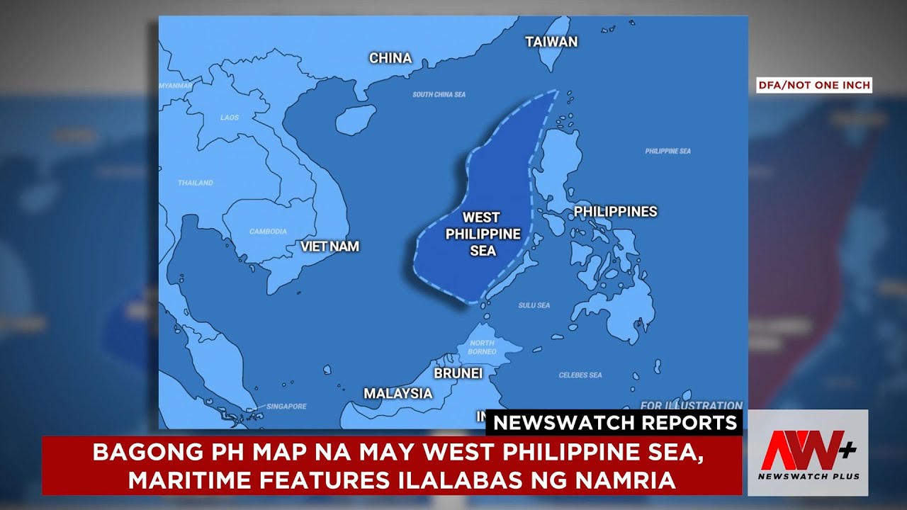 Bagong PH map na may West PH Sea, maritime features ilalabas ng NAMRIA ...