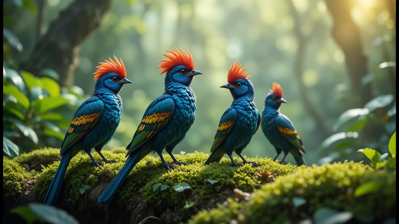 Soothing Forest Soundscape | Birds Chirping & Nature Ambience for ...