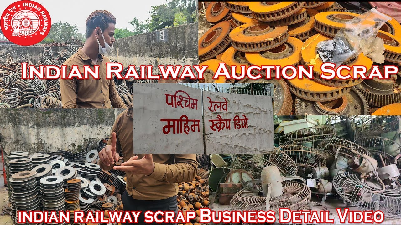 Indian Railway Auction Scrap Part 2 || Indian Railway Scrap Business ...