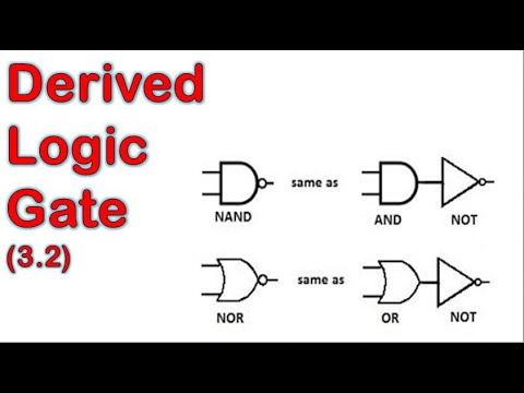 3.2 Derived Gate | NAND Gate | NOR Gate | XOR Gate | XNOR Gate. - YouTube