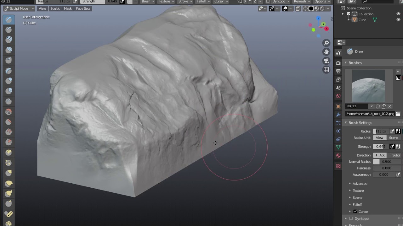 EZ retopo Blender to Instant meshes - YouTube