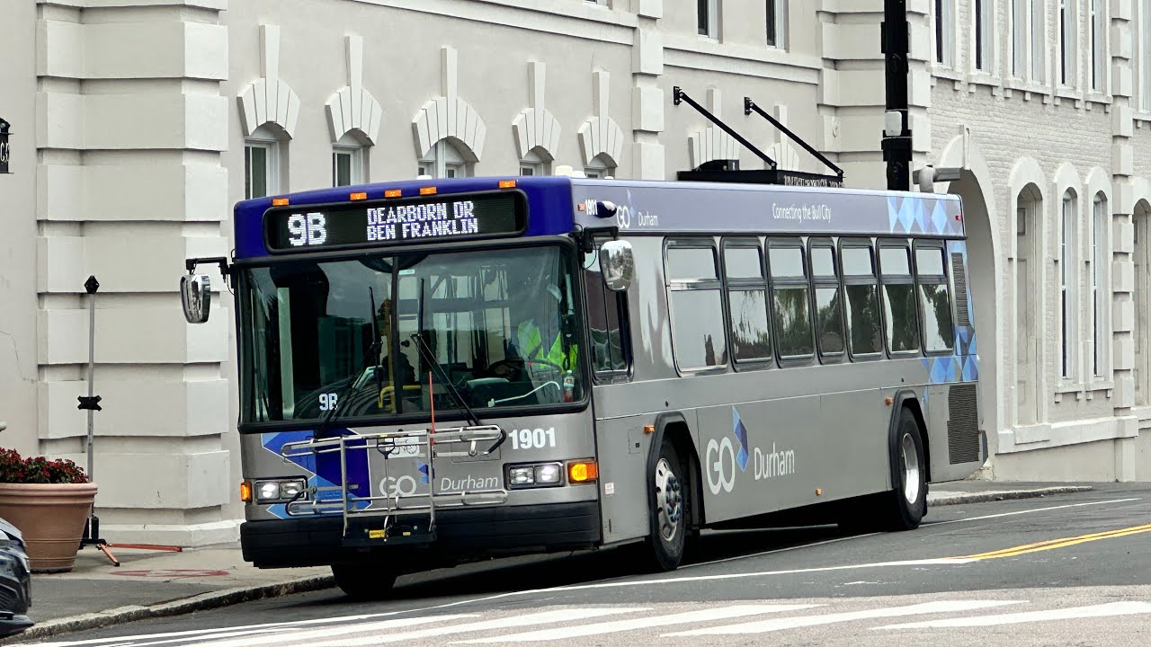 GoDurham | 2019 Gillig Advantage #1901 | Route 9B - YouTube