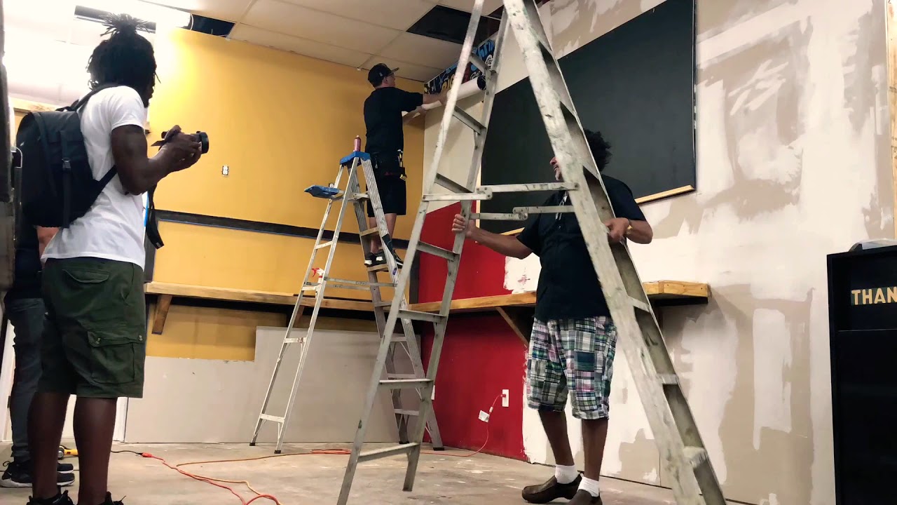 Wall Wrap Installation 2 - YouTube