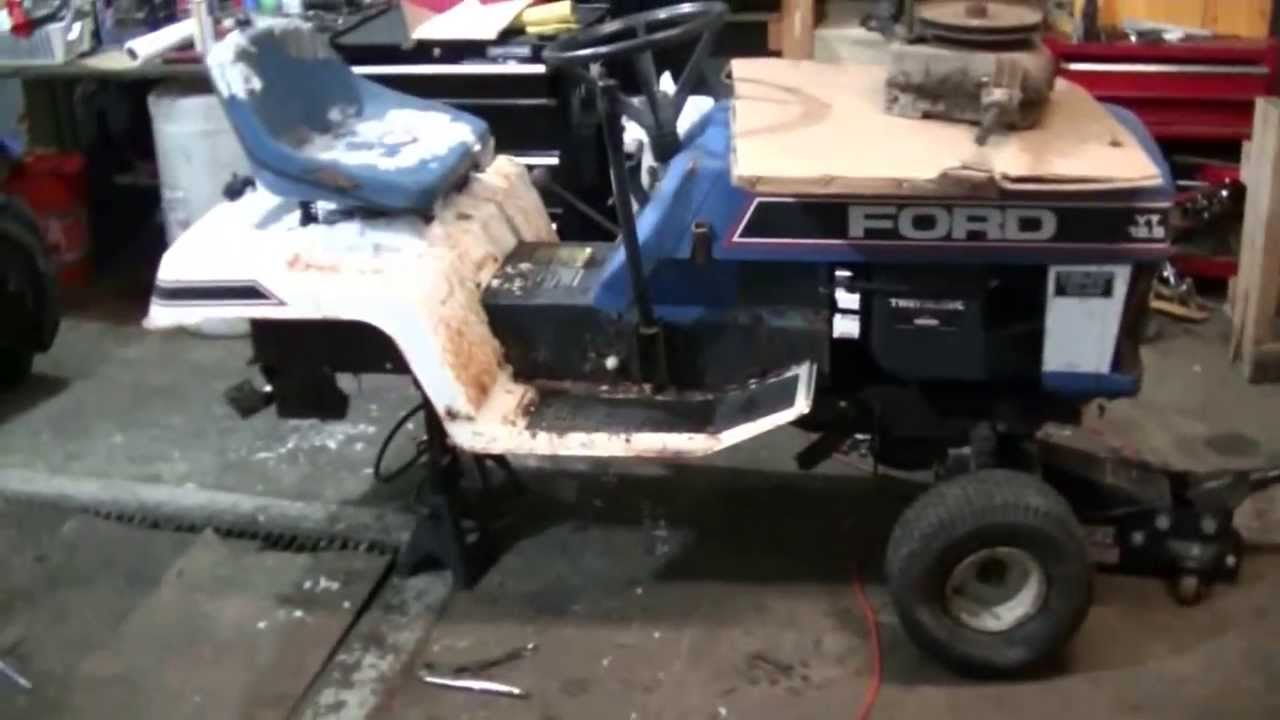 Ford Racing Tractor Getting Speed - YouTube