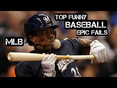 TOP FUNNY BASEBALL EPIC FAILS compilation. MLB. - YouTube
