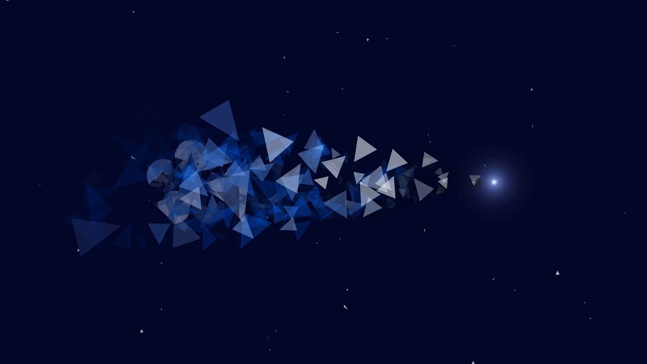Triangle Particles Logo Reveal || AE template - YouTube