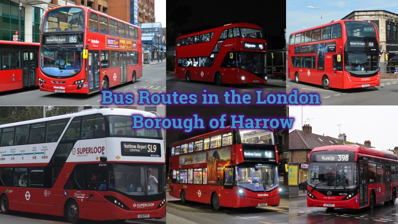 Bus Routes in the London Borough of Harrow - YouTube