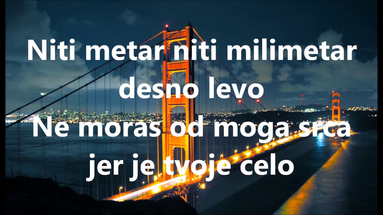ZELJKO JOKSIMOVIC - MILIMETAR (TEKST/LYRICS) - YouTube