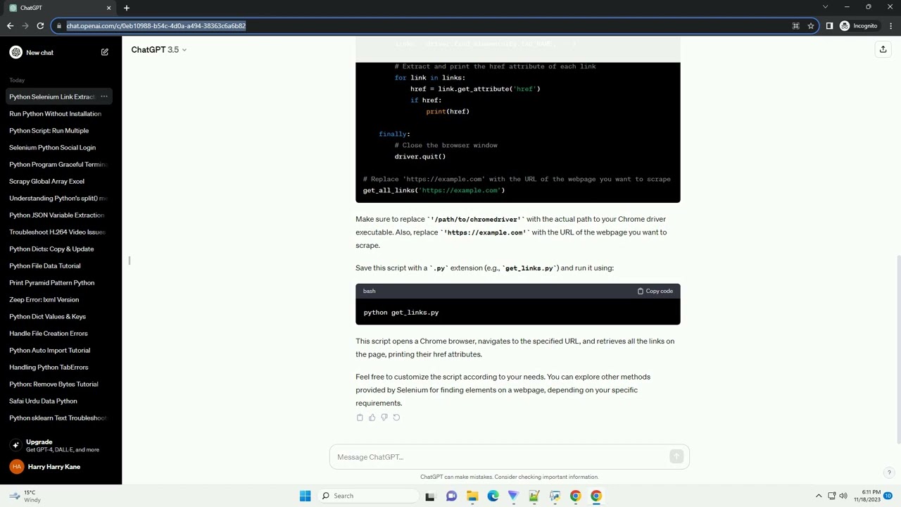Python And Selenium Get All Links From Webpage YouTube Python And Selenium Get All Links From Webpage YouTube